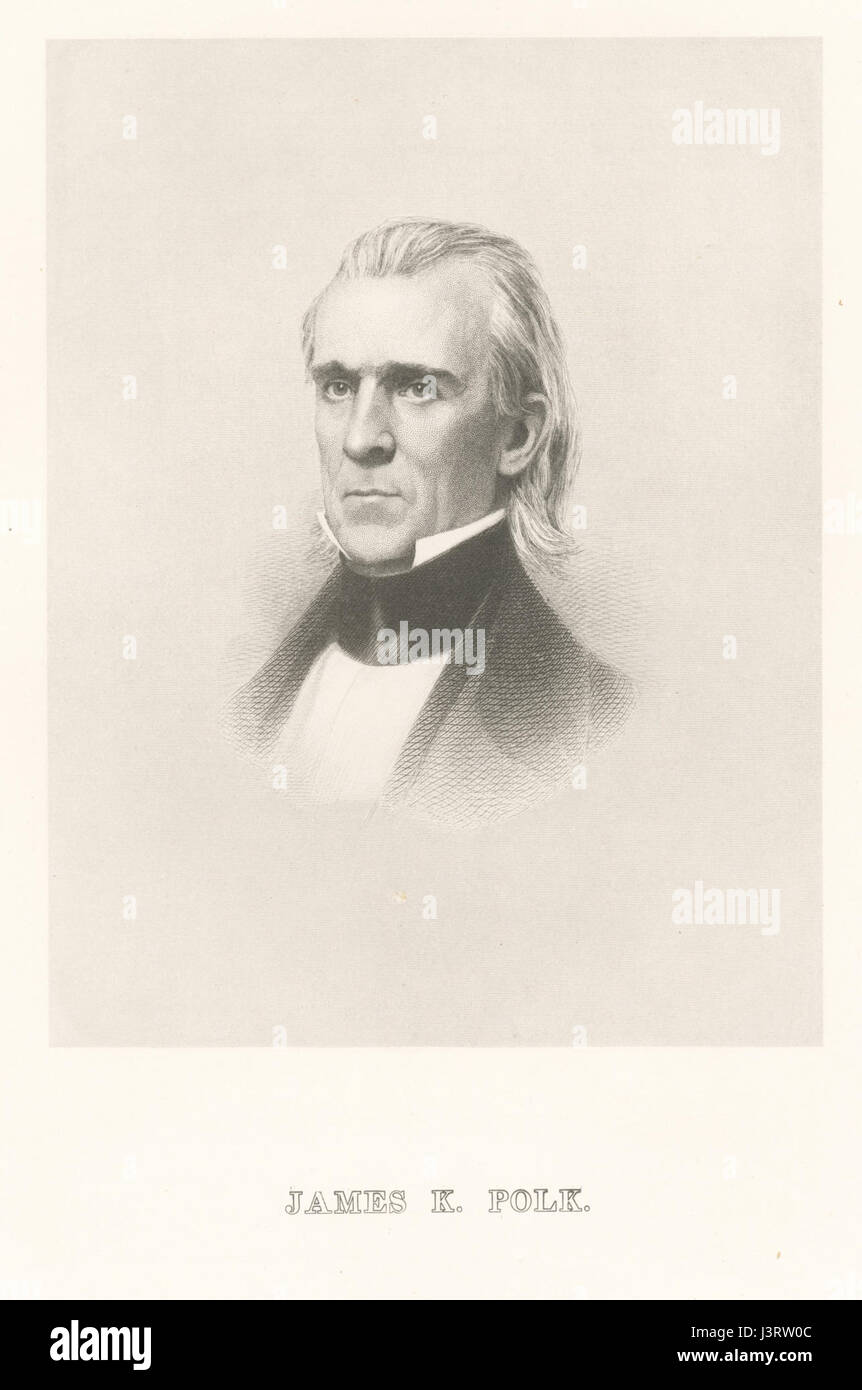 James polk map hi-res stock photography and images - Alamy