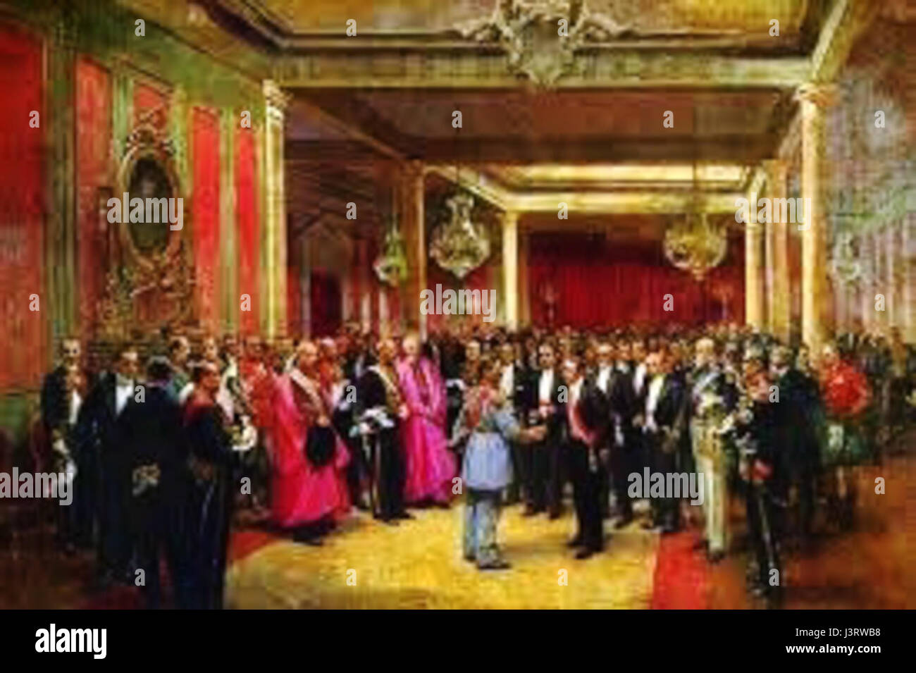 The interior of the Palacio de Gobierno in Peru is a key historical and ...