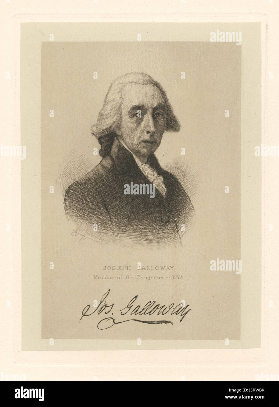 A historical portrait or reference to Joseph Galloway, an American ...