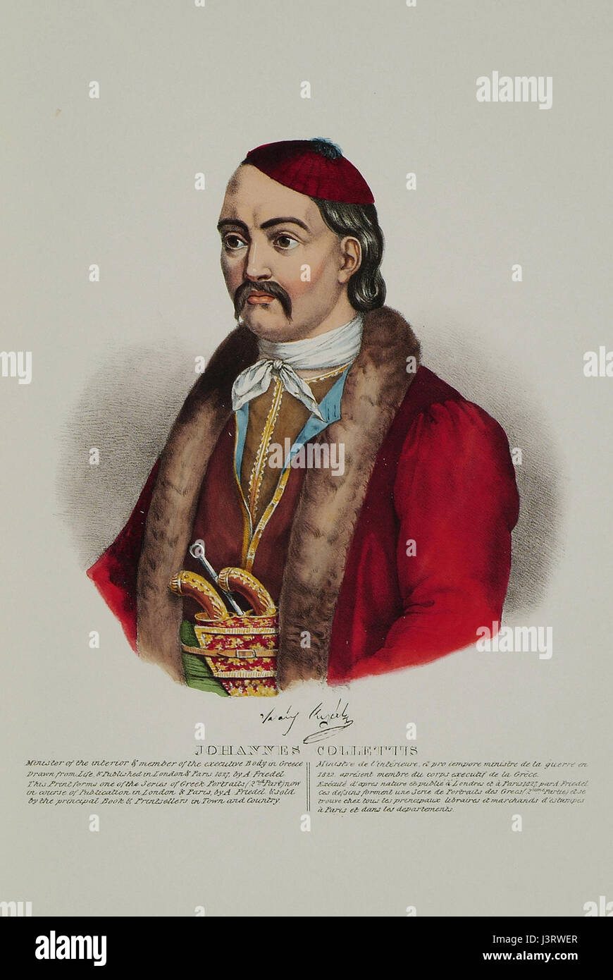 Portrait of Johannes Colletti, who served as Minister of the Interior ...