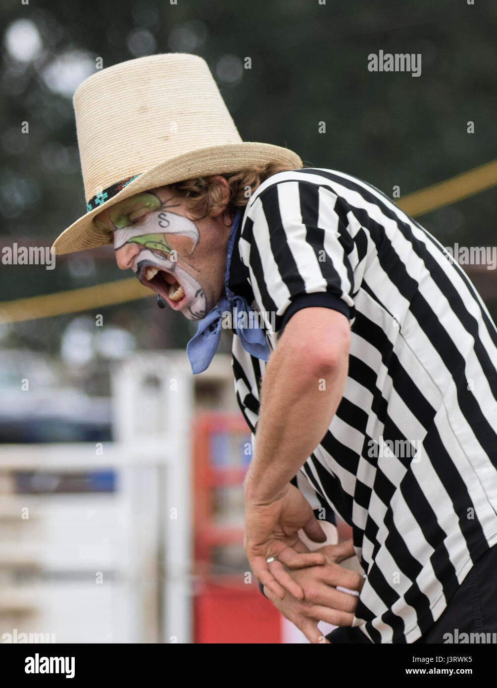 Rodeo clown hi-res stock photography and images - Alamy