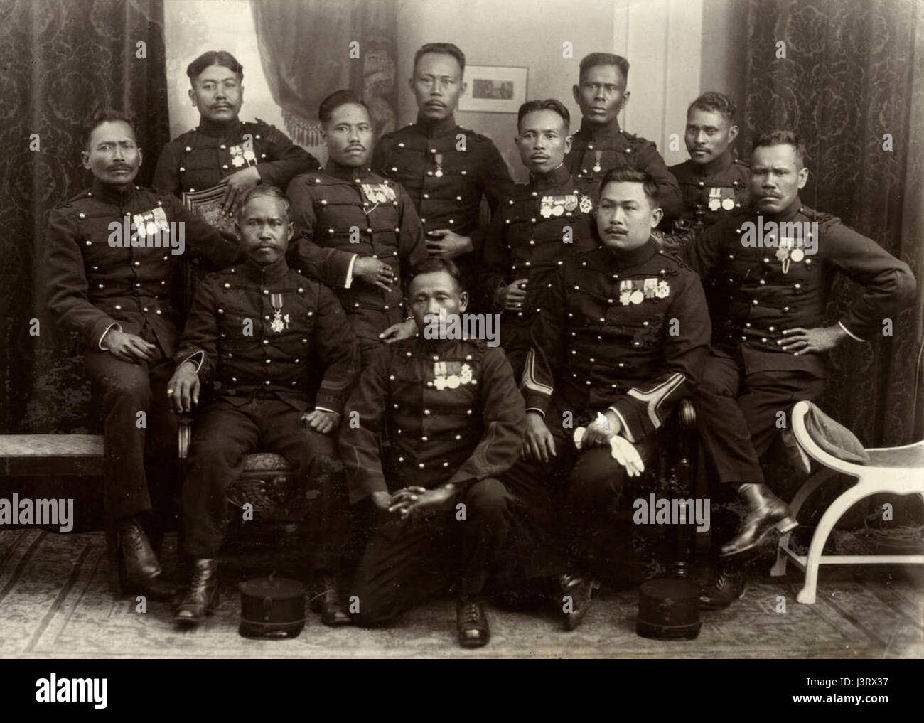 Javaanse KNIL militairen Stock Photo - Alamy
