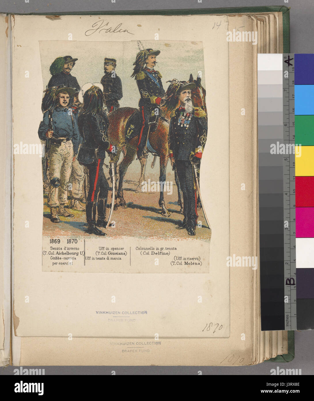 Map of italy 1870 hi-res stock photography and images - Alamy