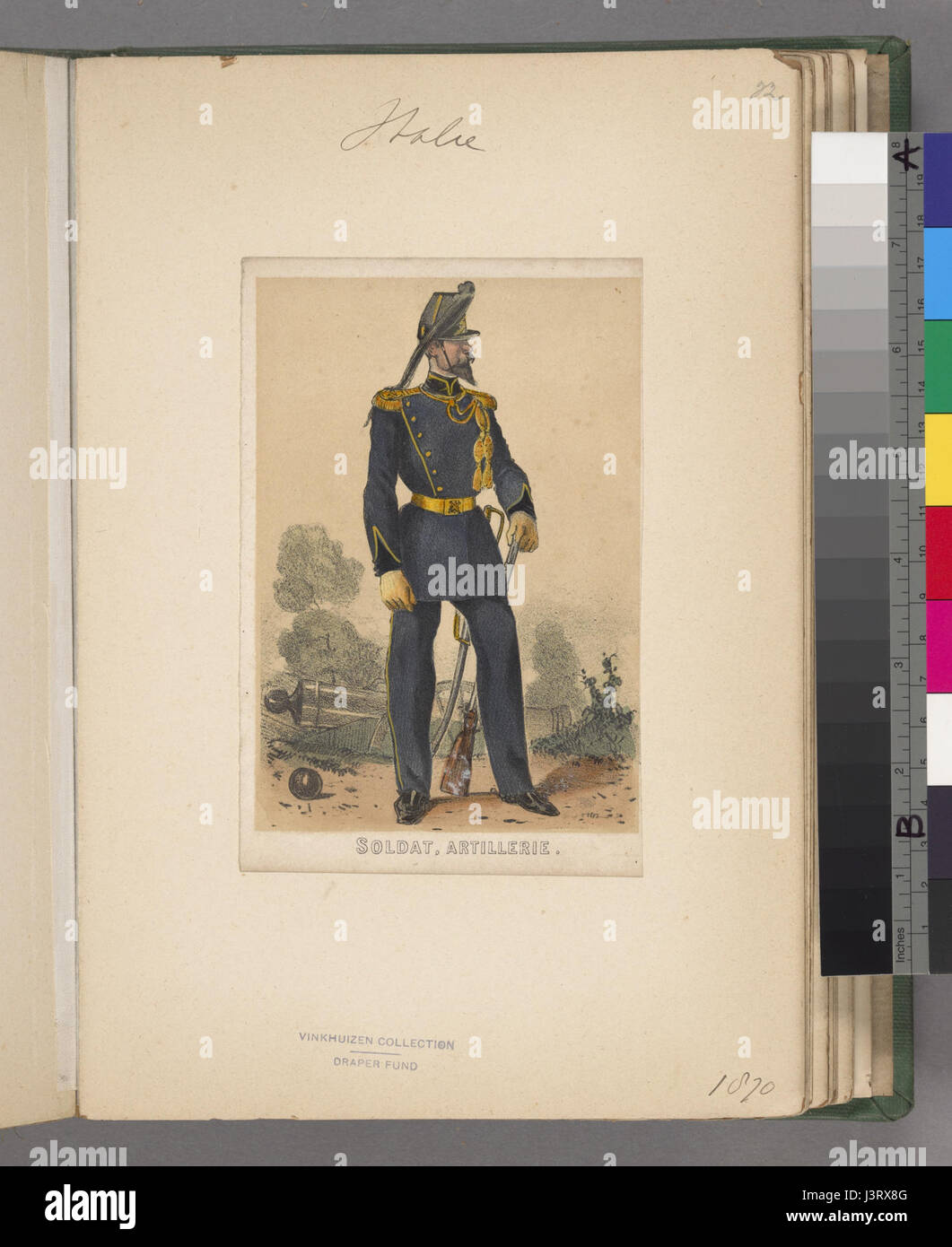 This historical document or series of images from Italy between 1861 ...