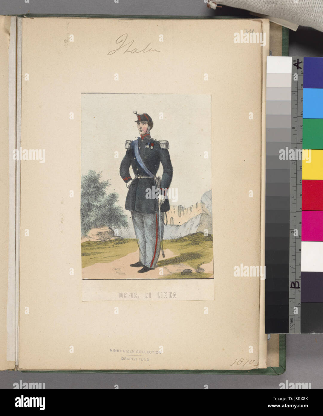 Map of italy 1870 hi-res stock photography and images - Alamy