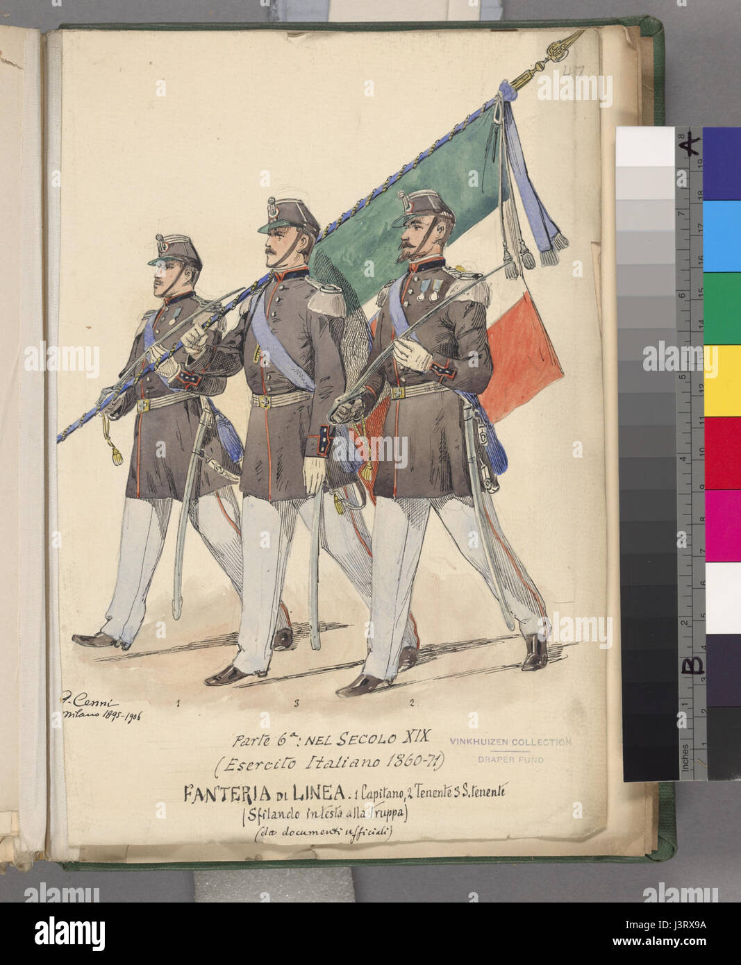 This image from 1870 to 1872 offers a historical view of Italy during a ...