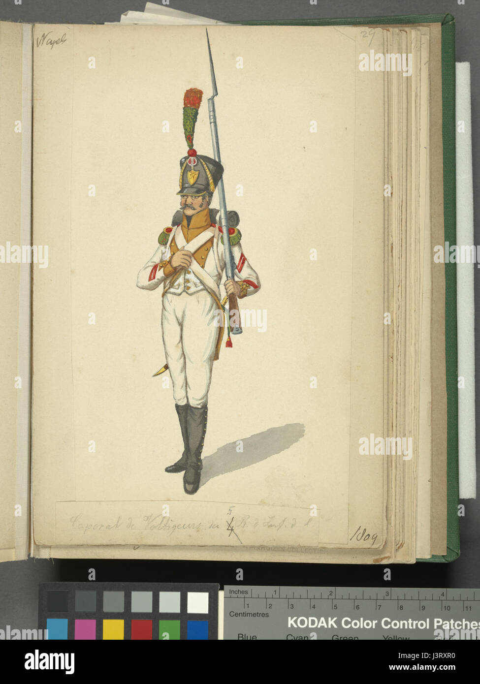 Map depicting Italy's Kingdom of the Two Sicilies in 1809, illustrating ...