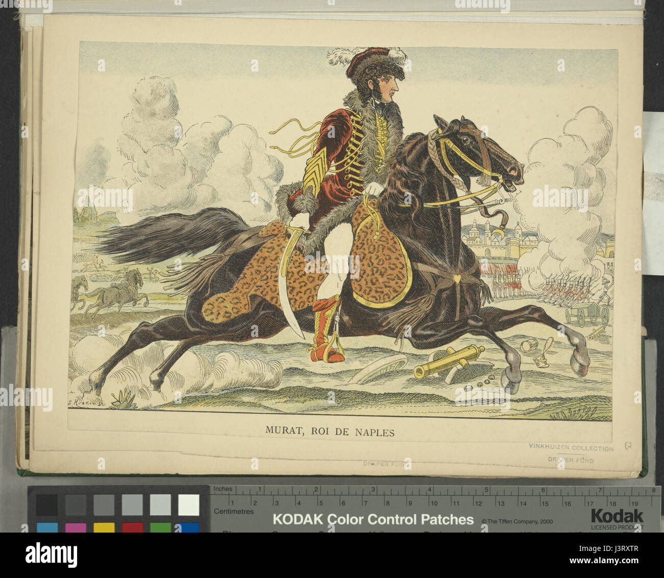 A historical map detailing the Kingdom of the Two Sicilies in 1815 ...