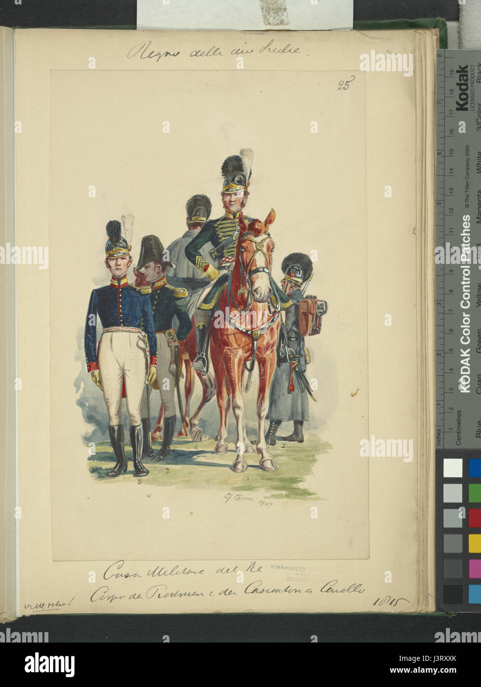 This map of the Kingdom of the Two Sicilies, created in 1815, showcases ...