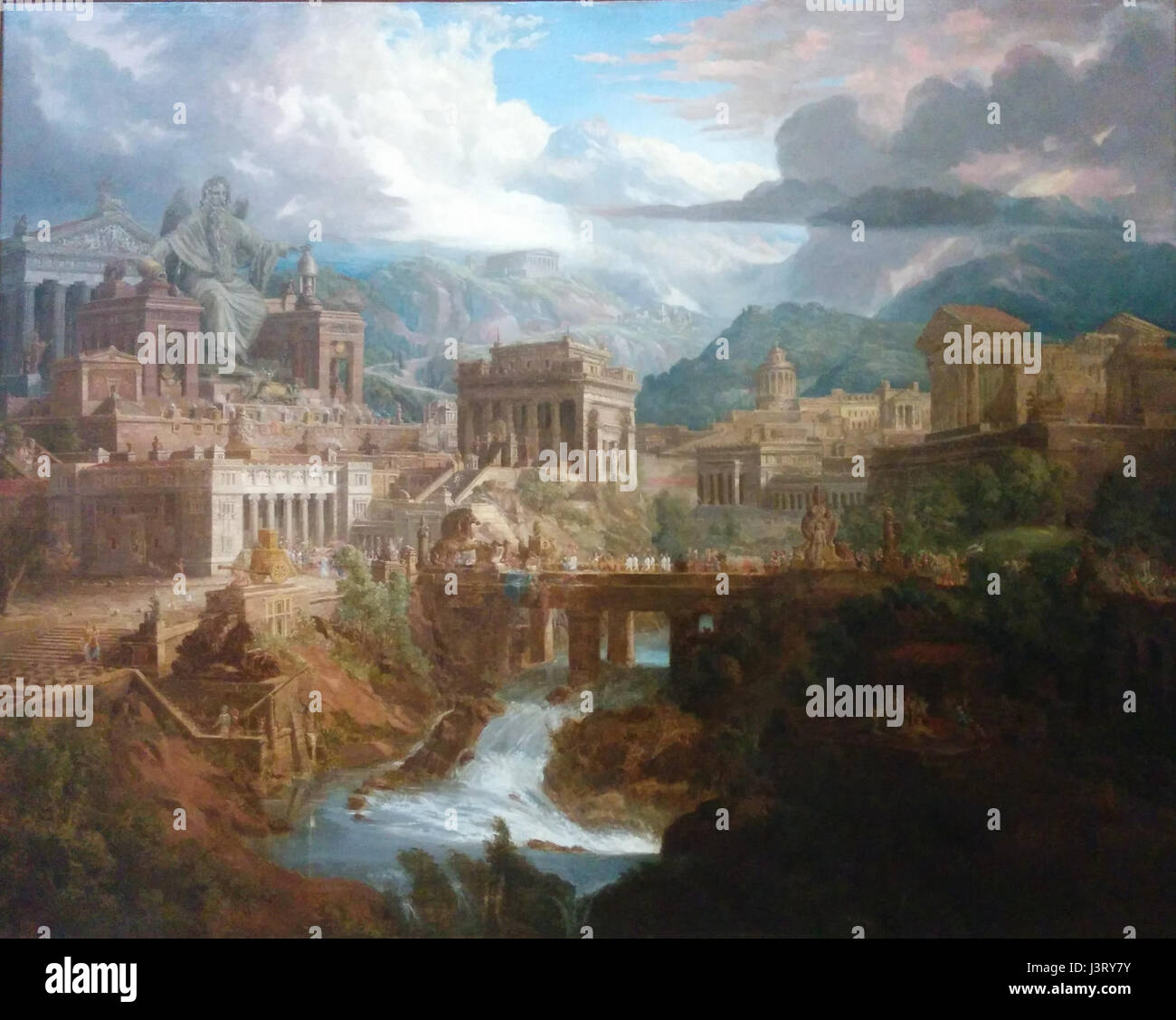 Ancient greek city painting hi-res stock photography and images - Alamy