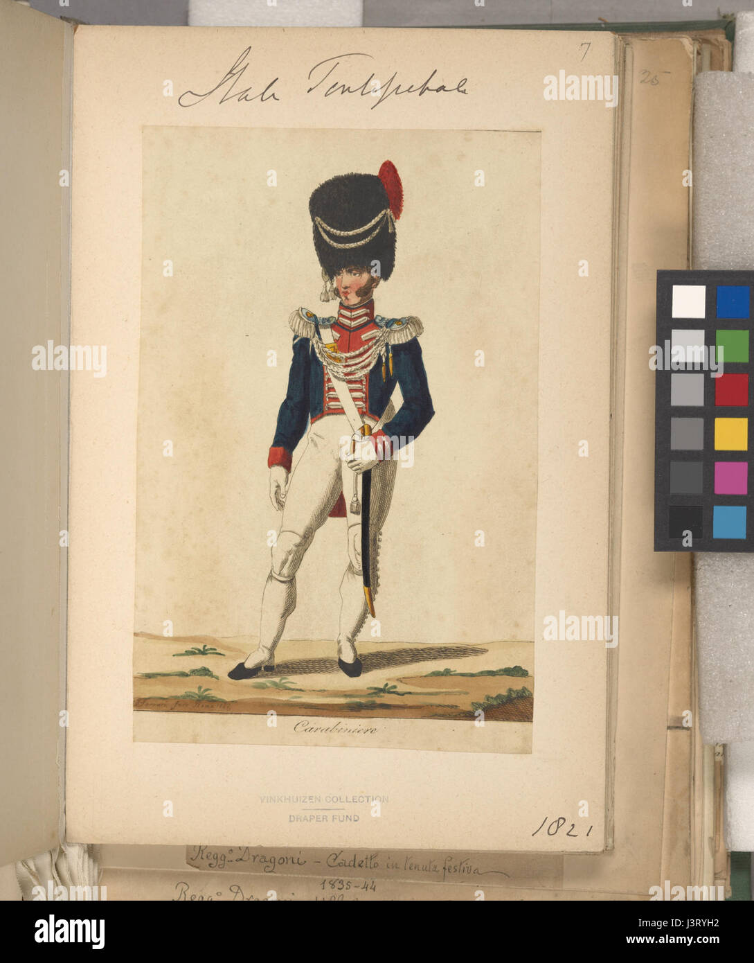 This historical map depicts the Papal States of Italy between 1821 and ...