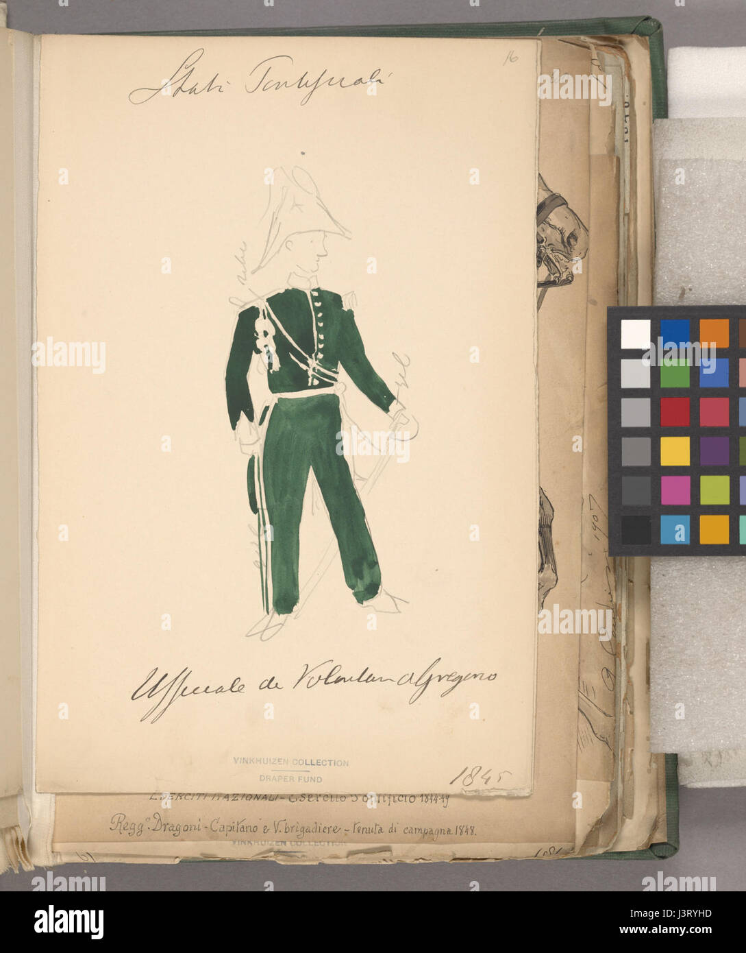 Map of italy 1840 hi-res stock photography and images - Alamy