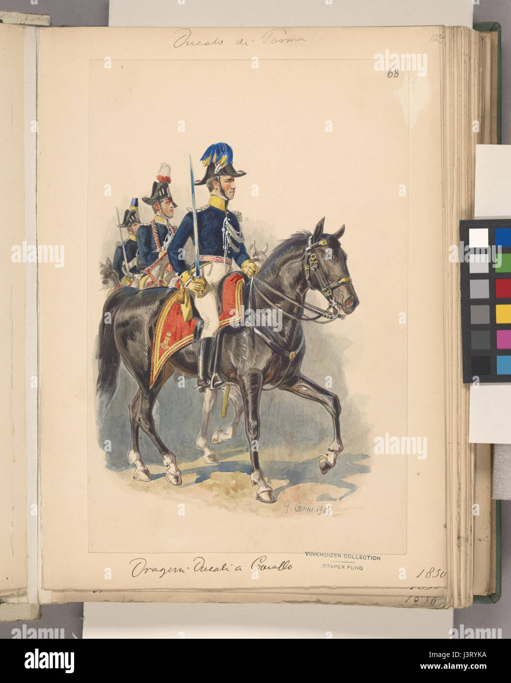 This image depicts Parma, Italy, between 1830 and 1835, showcasing the ...