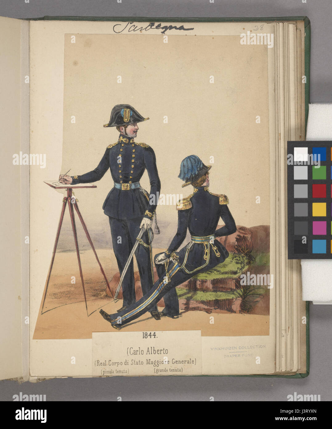 Italy. Sardinia, 1843 1845 (NYPL b14896507 1540688 Stock Photo - Alamy