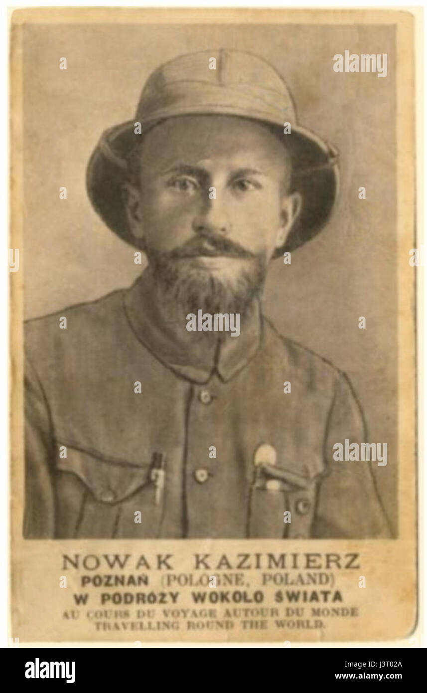 Kazimierz Nowak was a Polish traveler and photographer known for his ...