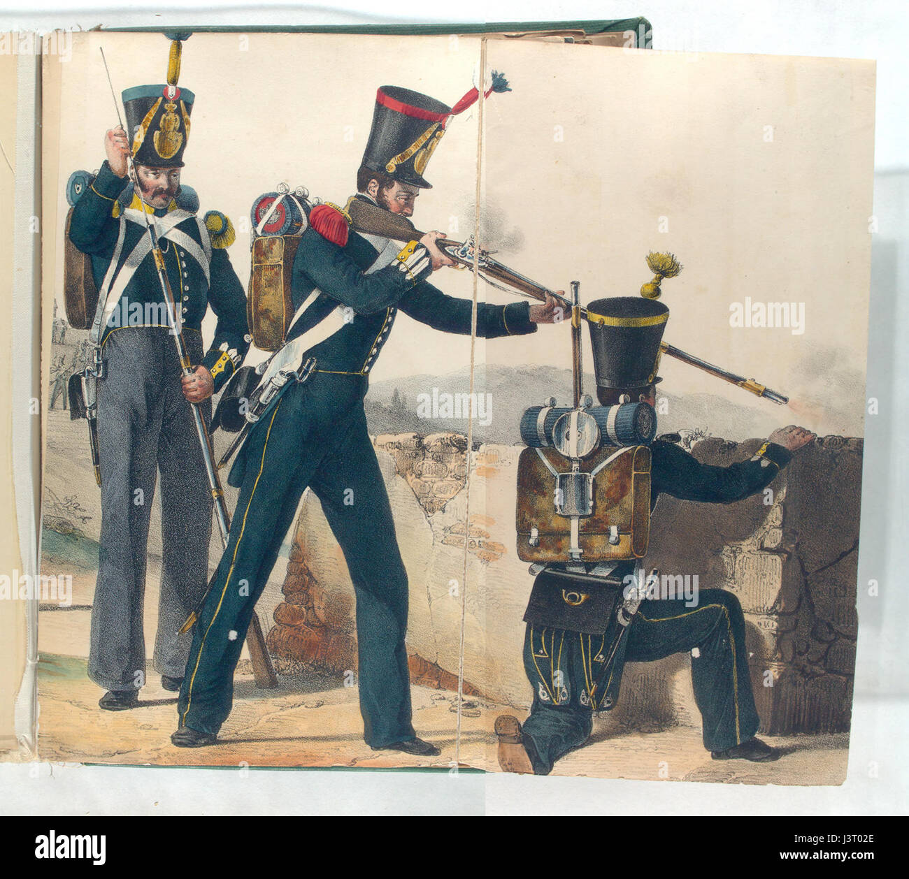 Uniform regiment light infantry hi-res stock photography and images - Alamy