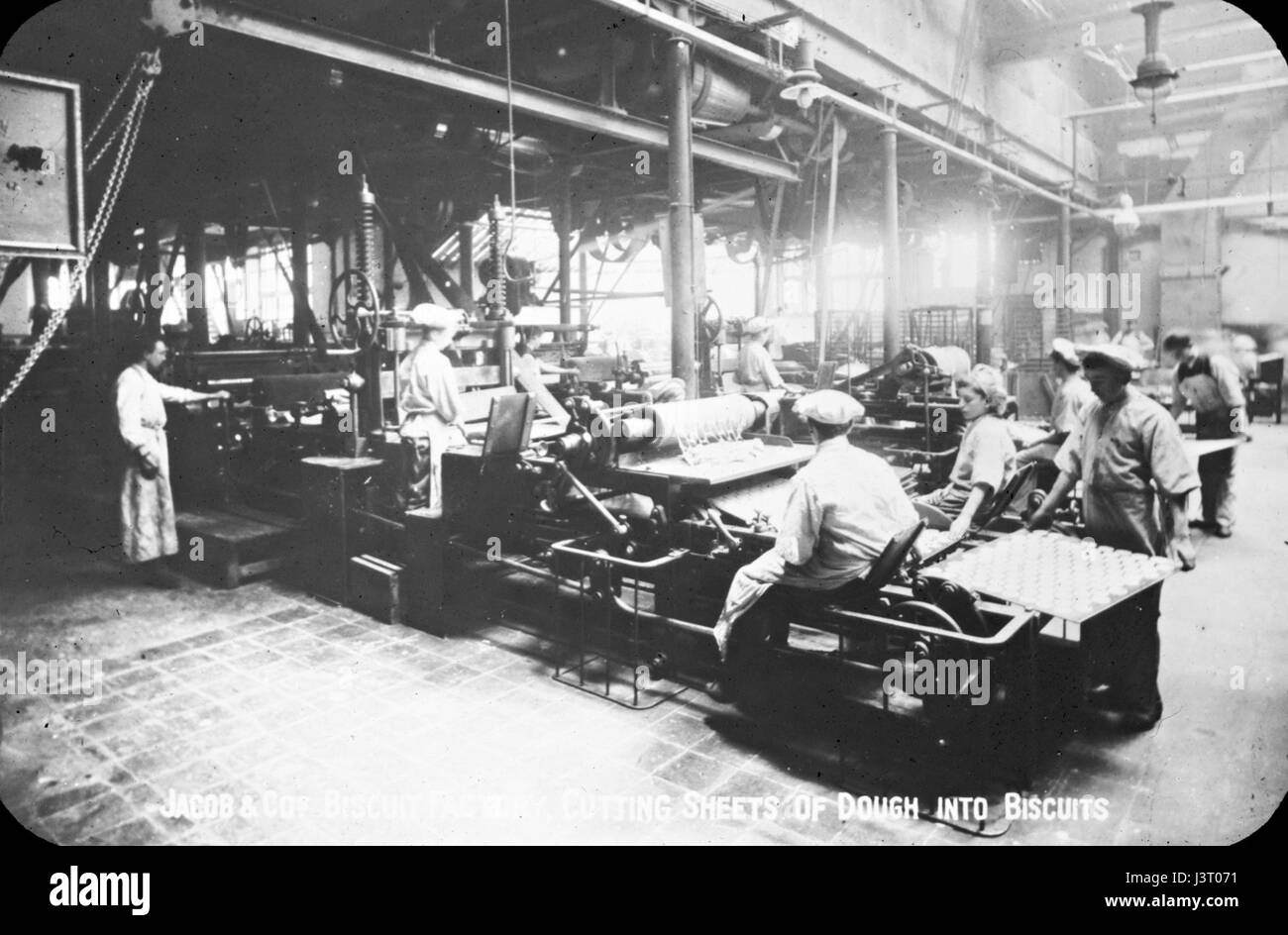 Jacob's biscuit factory, established as a significant producer in the ...