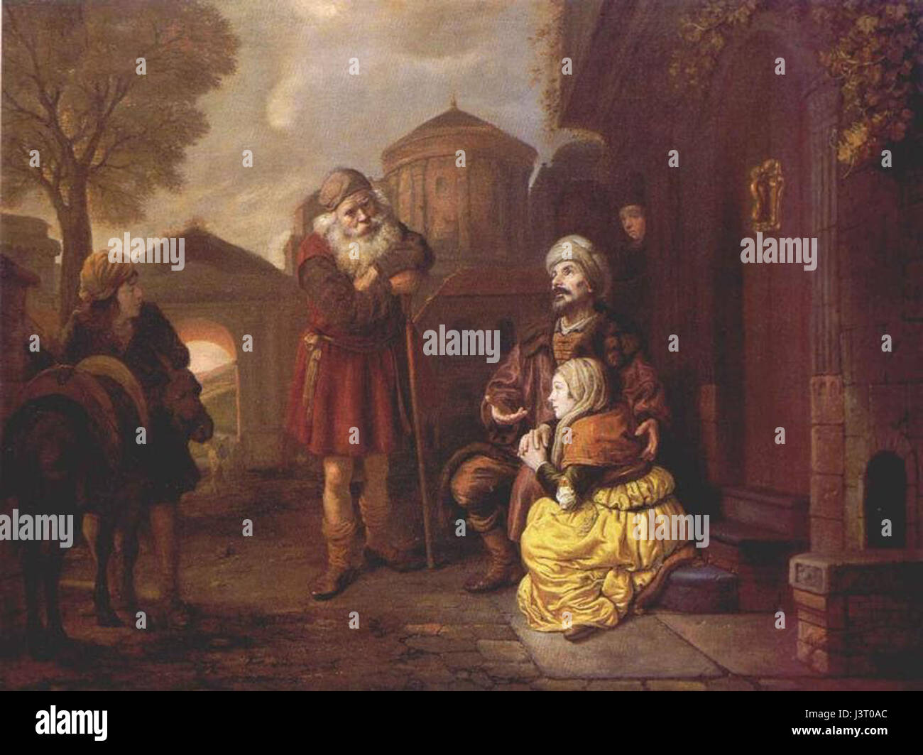 Jan Victorsâ€™ painting, 'Levite and His Concubine at Gibeah ...