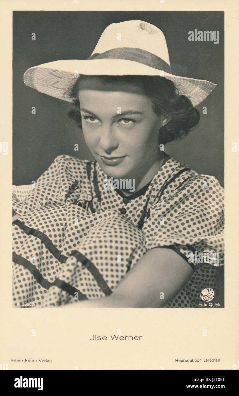 Ilse Werner 3896 2 Foto Quick Film Foto Verlag Stock Photo - Alamy