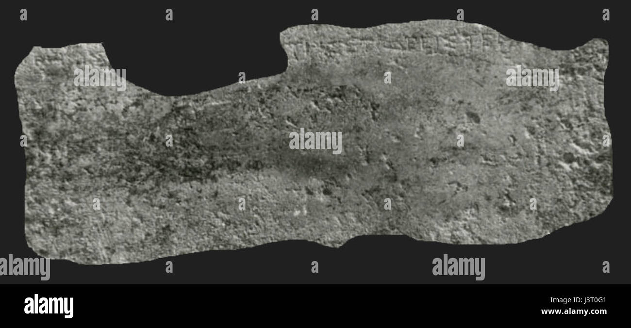 Kandahar son of Aristonax inscription Stock Photo - Alamy