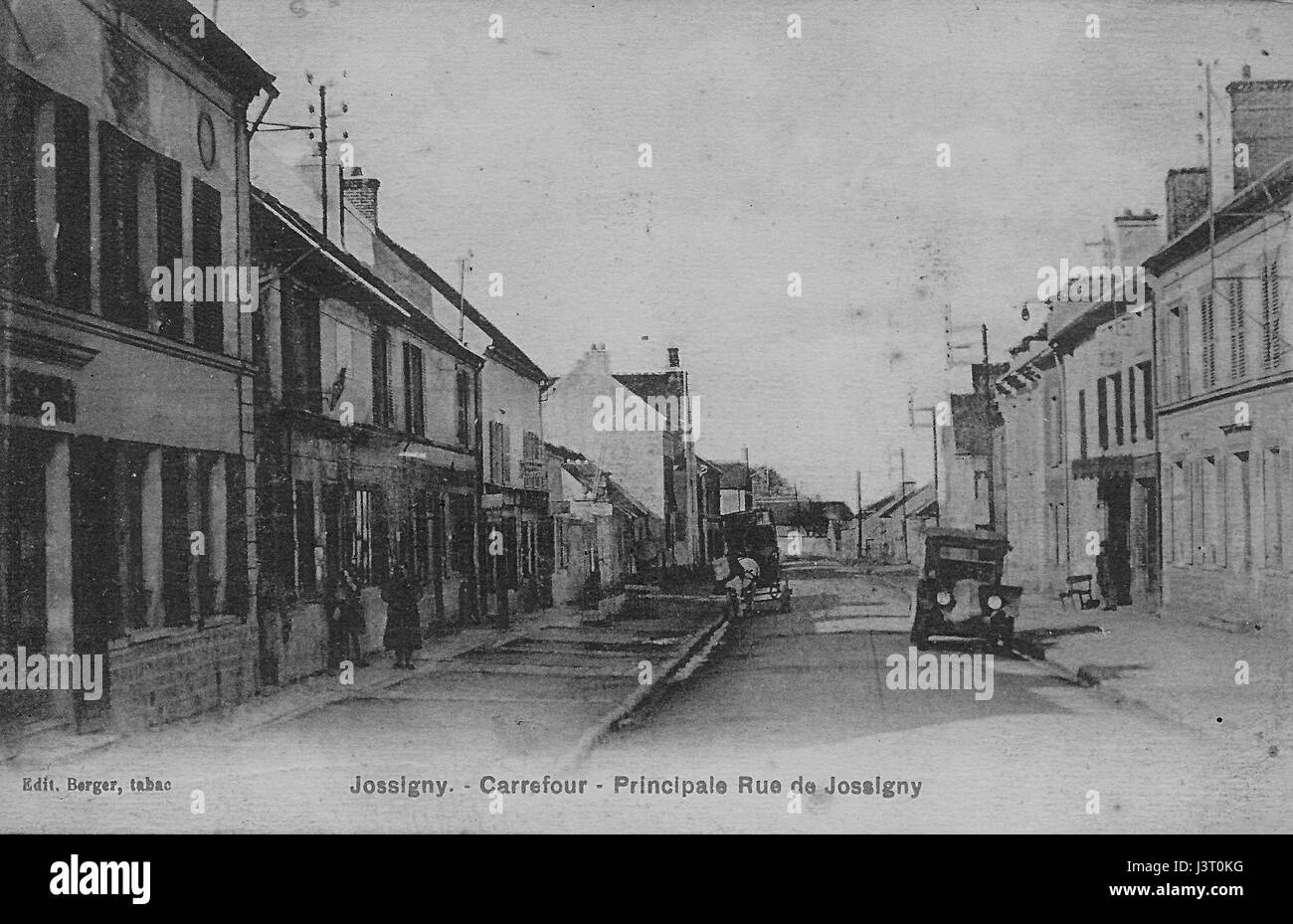 Rue principale Black and White Stock Photos & Images - Alamy