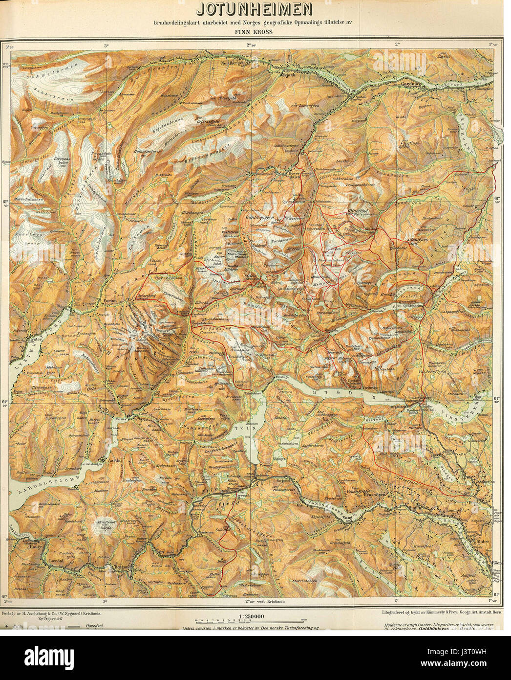 Jotunheimen Map