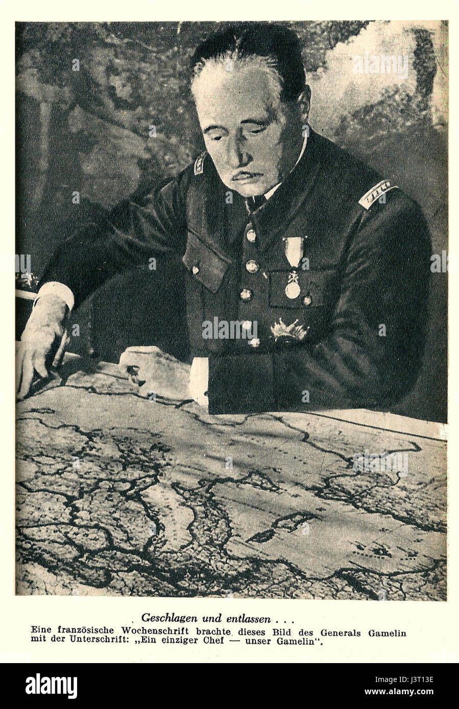 The image of Maurice Gamelin depicts the French general known for his ...
