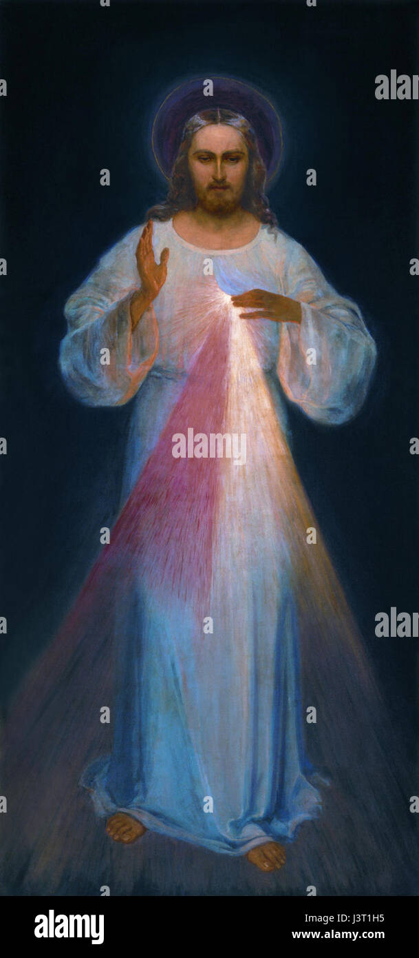 Kazimirowski Eugeniusz's 'Divine Mercy' from 1934 is a significant ...