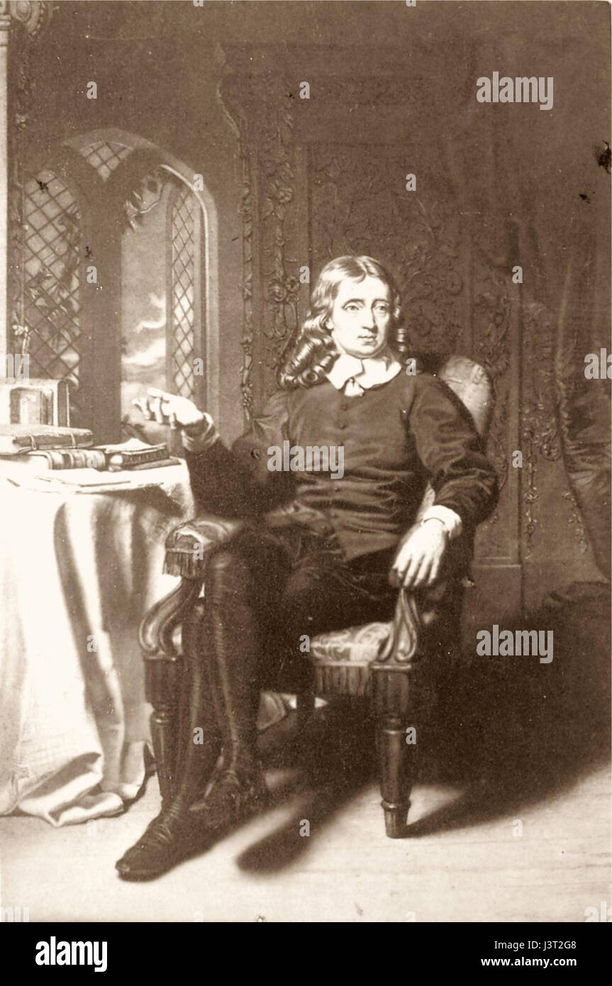 An image of John Milton, the 17th-century English poet, best known for ...