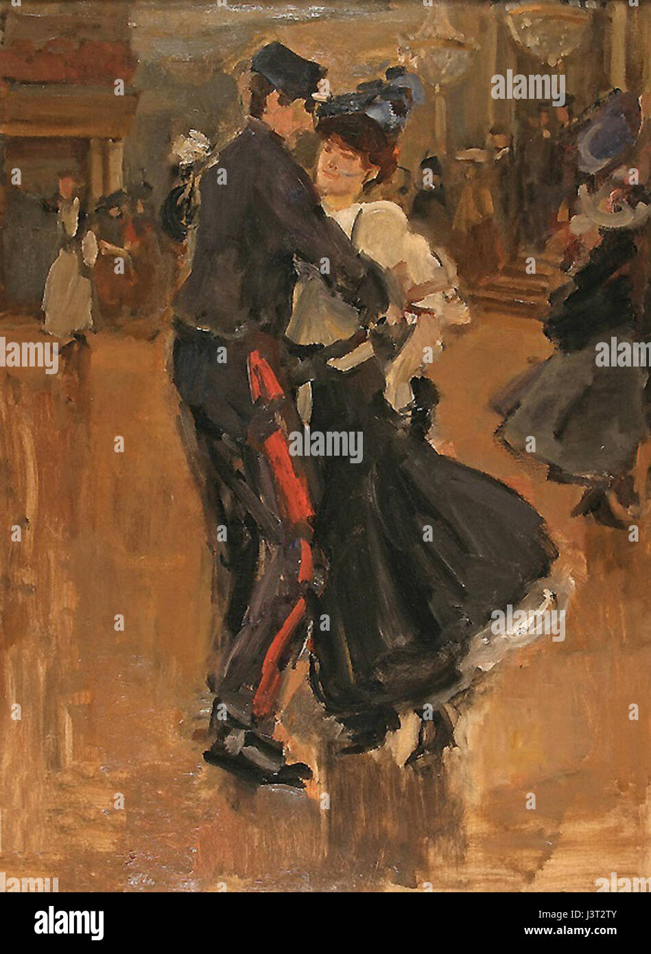 Isaac Israels' painting *Dancing at the Moulin de la Galette* captures ...