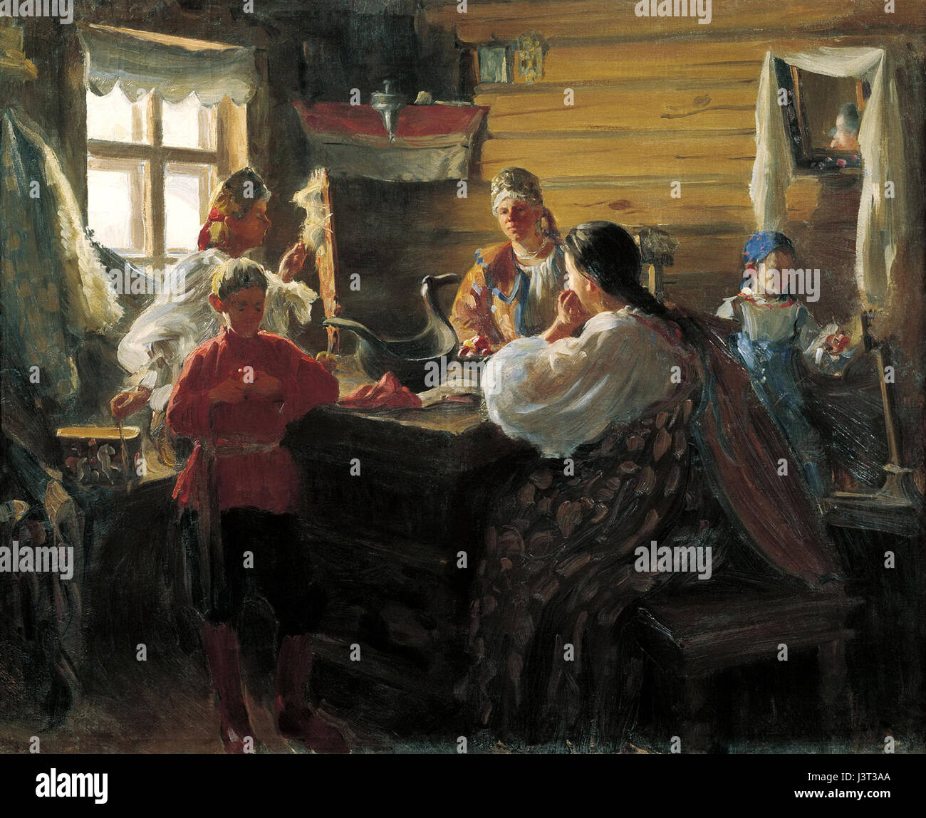 'Winter Evening' (1907) is a renowned painting by Russian artist Ivan ...