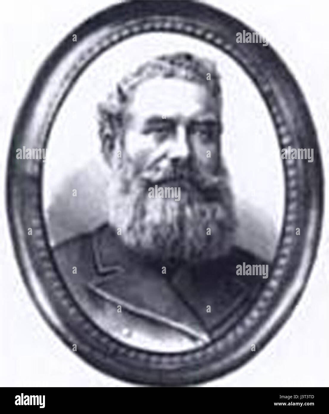 Portrait of James White, an individual from the 1860s, showcasing the ...