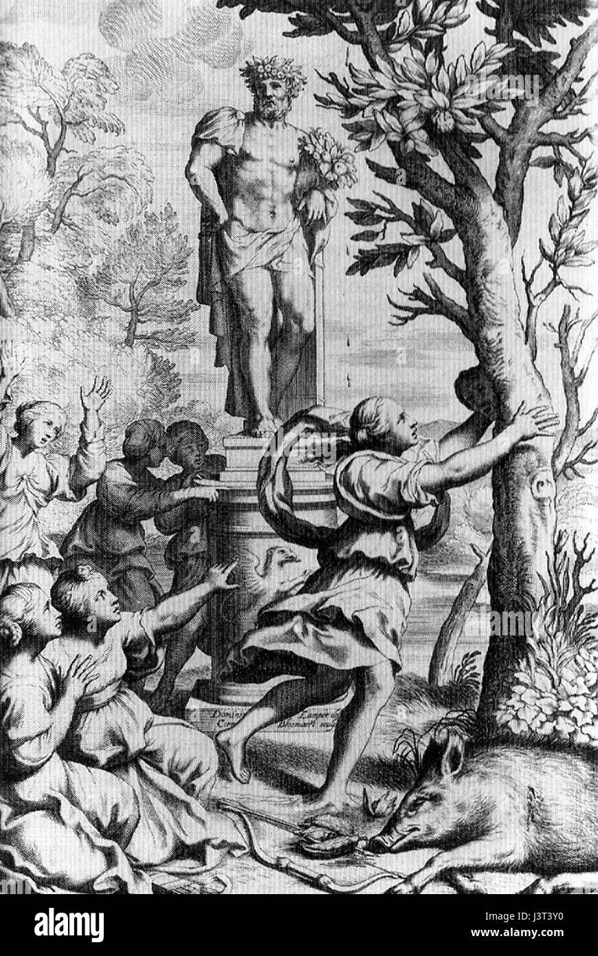 Incisione da Domenichino La trasformazione di Leonilla is a famous ...