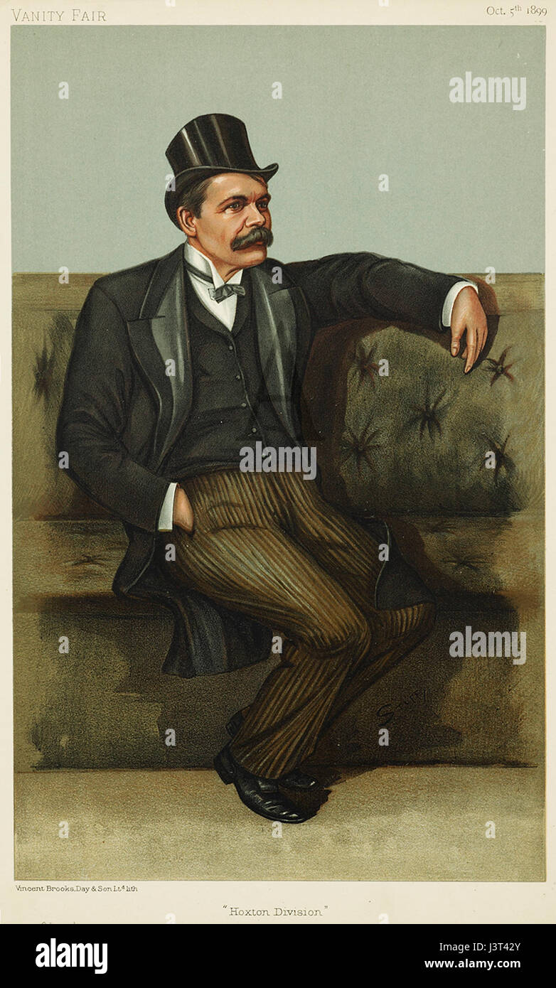 'James Stuart Vanity Fair 1899' is a portrait of James Stuart, likely ...