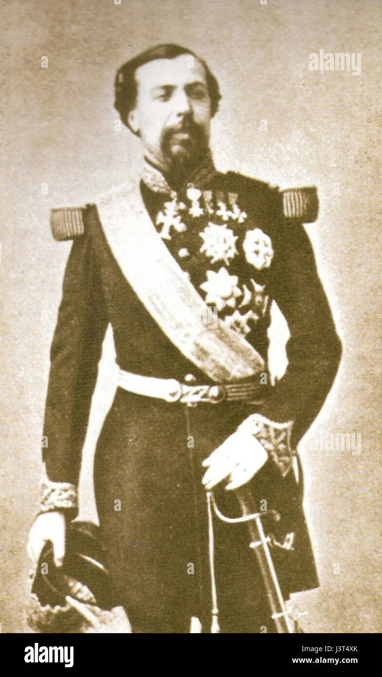 Portrait of Prince Karl III of Monaco, ruler of Monaco from 1856 to ...