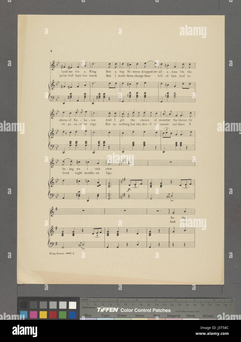 King Kazoo of Kakaroo (NYPL Hades 1928763 1970478 Stock Photo - Alamy