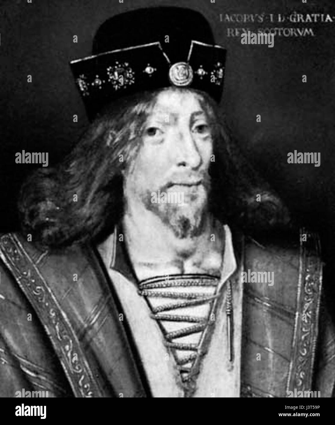 James I of Scotland Stock Photo - Alamy