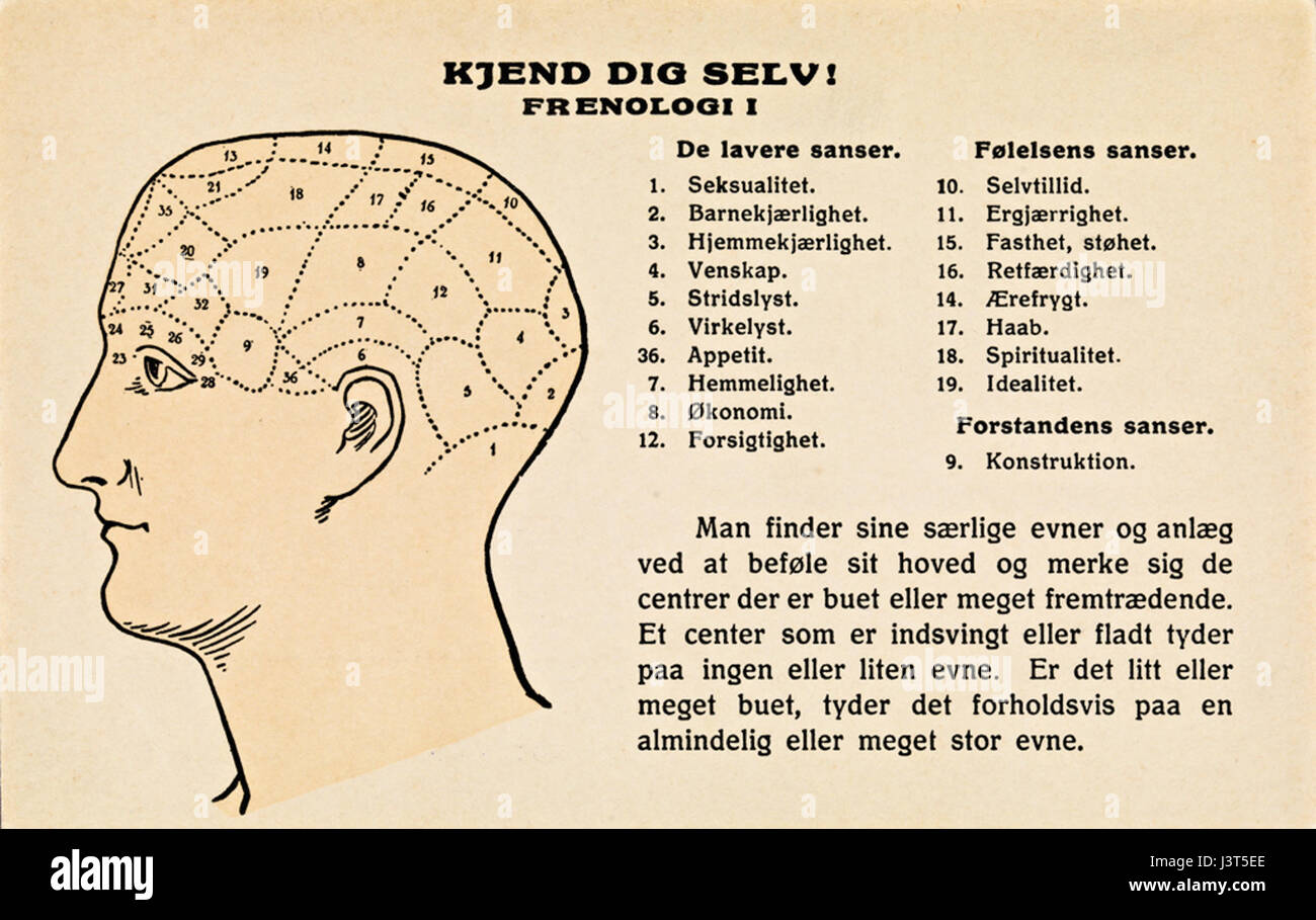 'Kjend dig selv!' (Know Thyself!) is a work on phrenology, focusing on ...