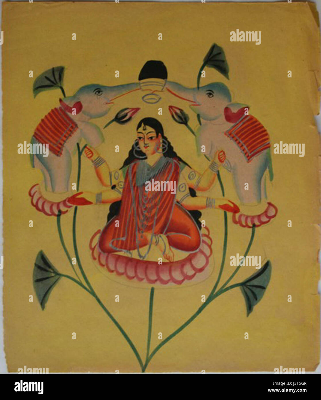 Kalighat painting hi-res stock photography and images - Alamy