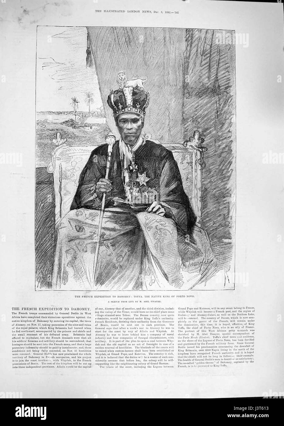 King Toffa I Stock Photo - Alamy