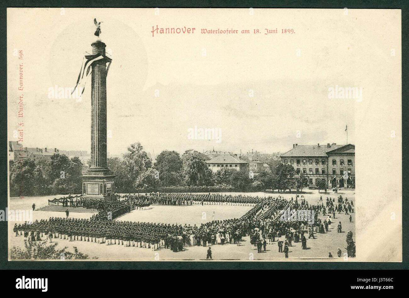 This refers to a historical event on June 18, 1899, in Hanover, Germany ...