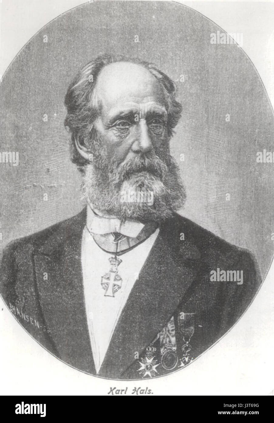 Karl Hals portrait Stock Photo - Alamy