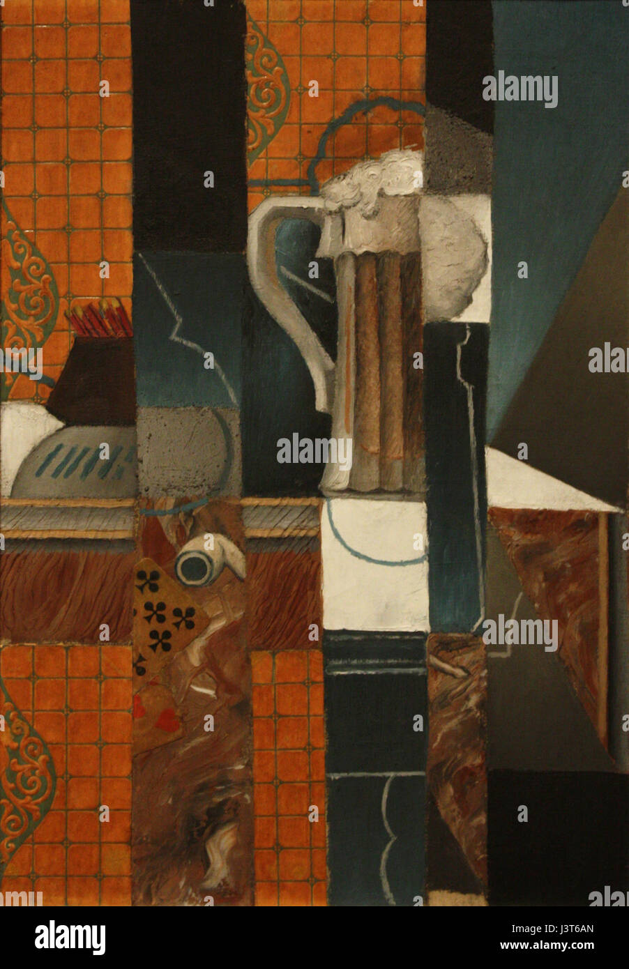 Juan Gris, a Spanish painter and a leading figure in the Cubist ...