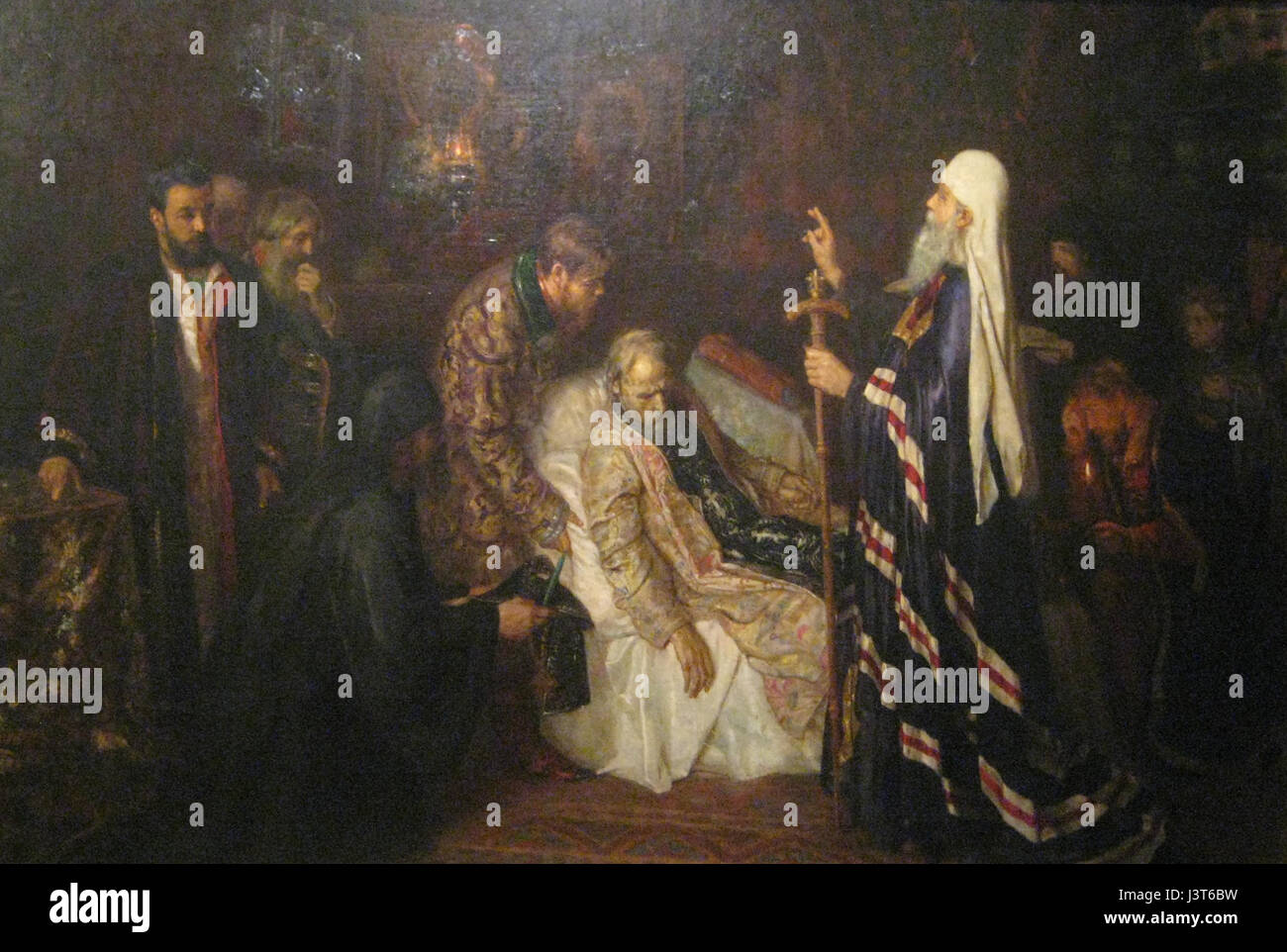 This painting by P. Geller depicts Ivan IV of Russia, also known as ...
