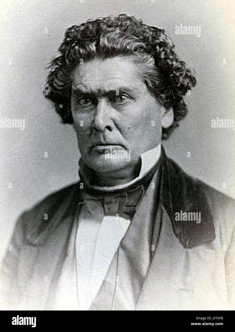 A portrait or representation of James M. Gregg, capturing his ...