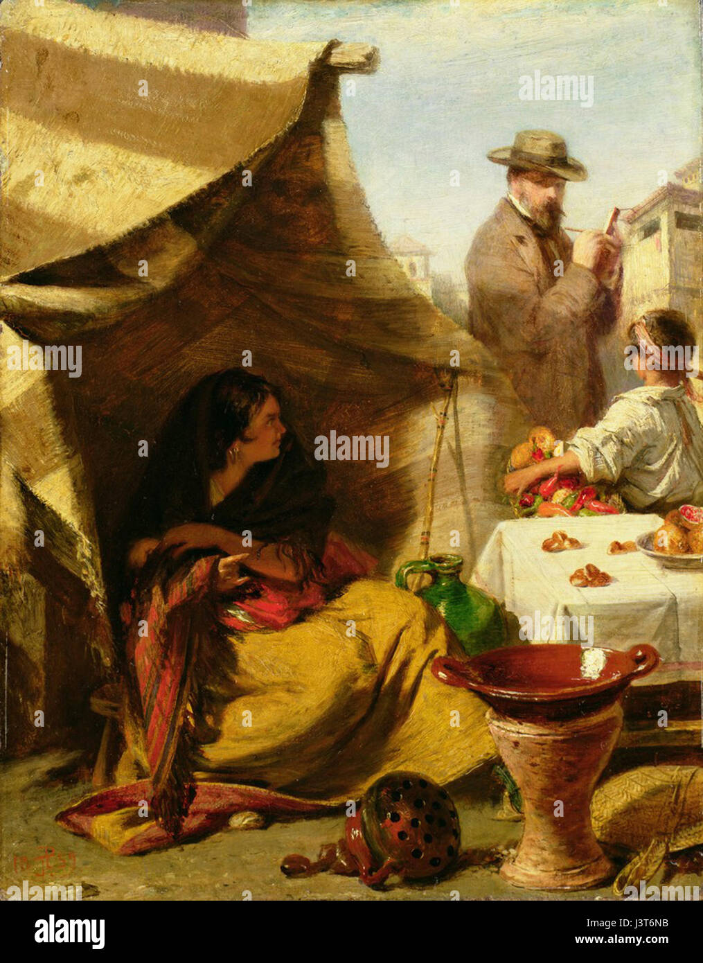 John Phillip The Evil Eye (1859 Stock Photo - Alamy