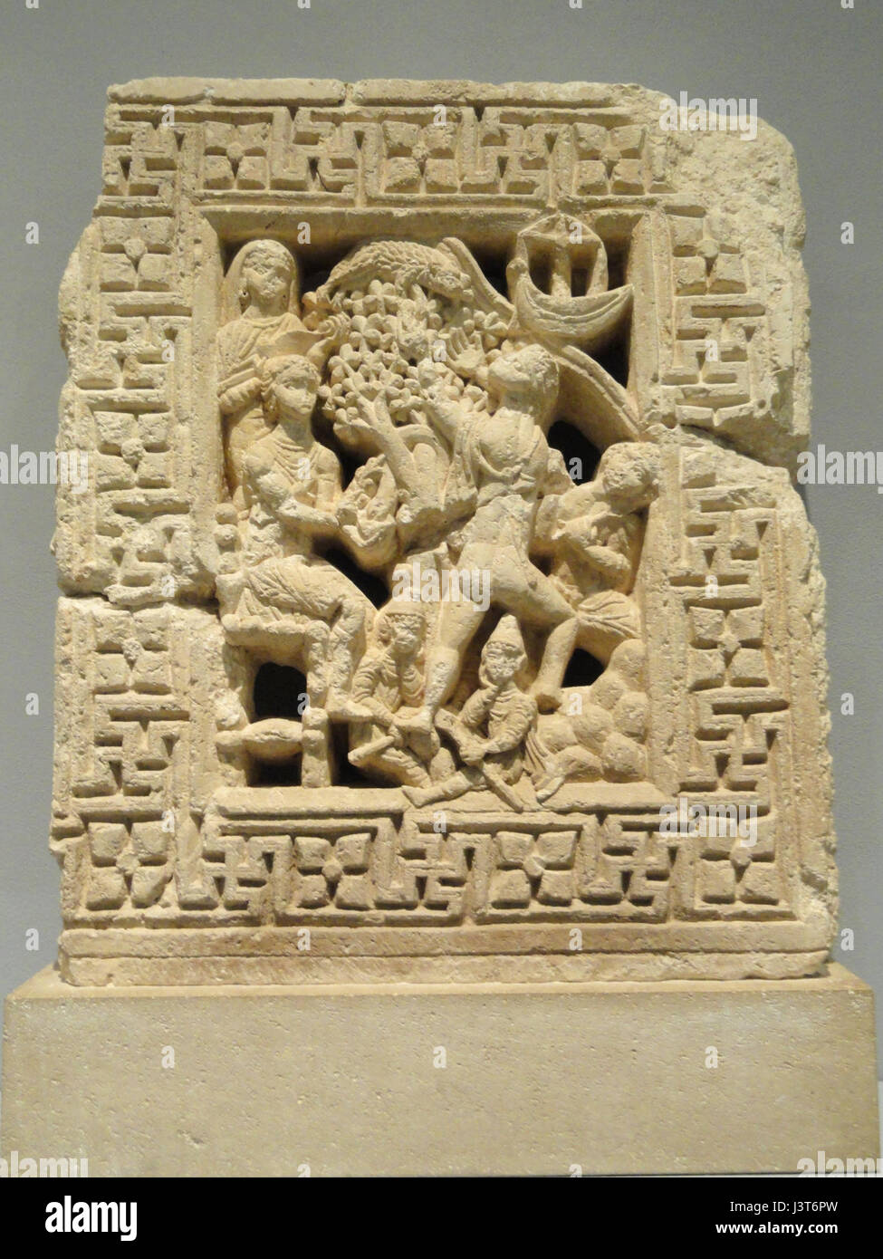 This work likely represents an ancient depiction of the myth of Jason ...