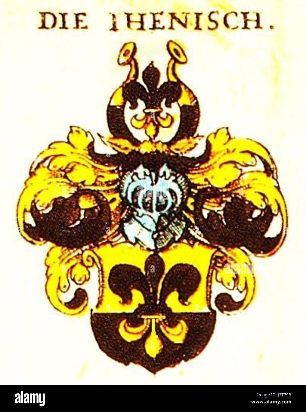 Jenisch Wappen Siebm 1605 Stock Photo - Alamy