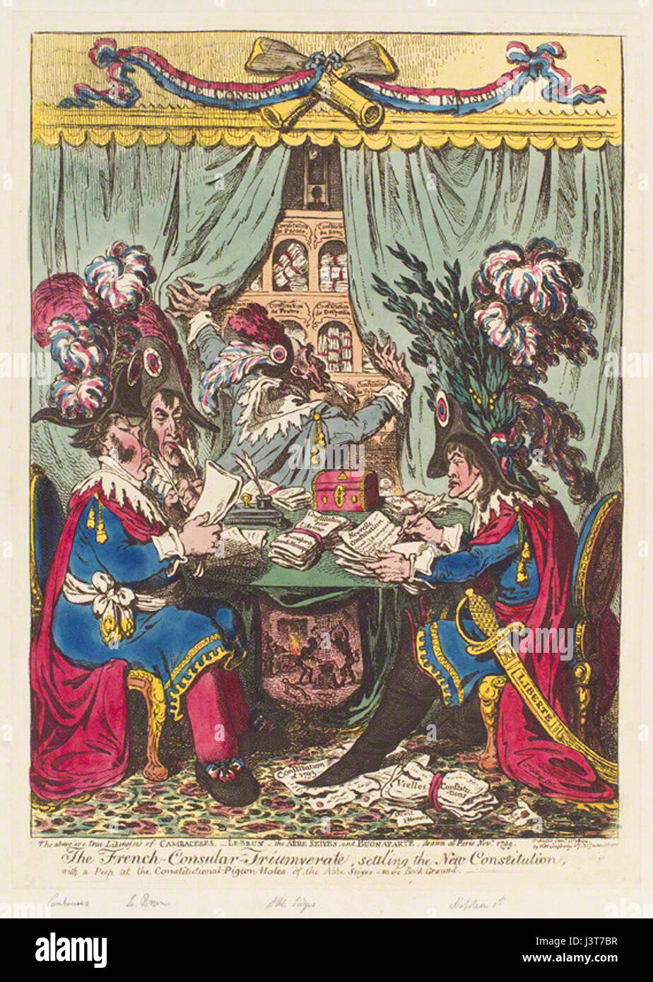 James gillray map hi-res stock photography and images - Alamy