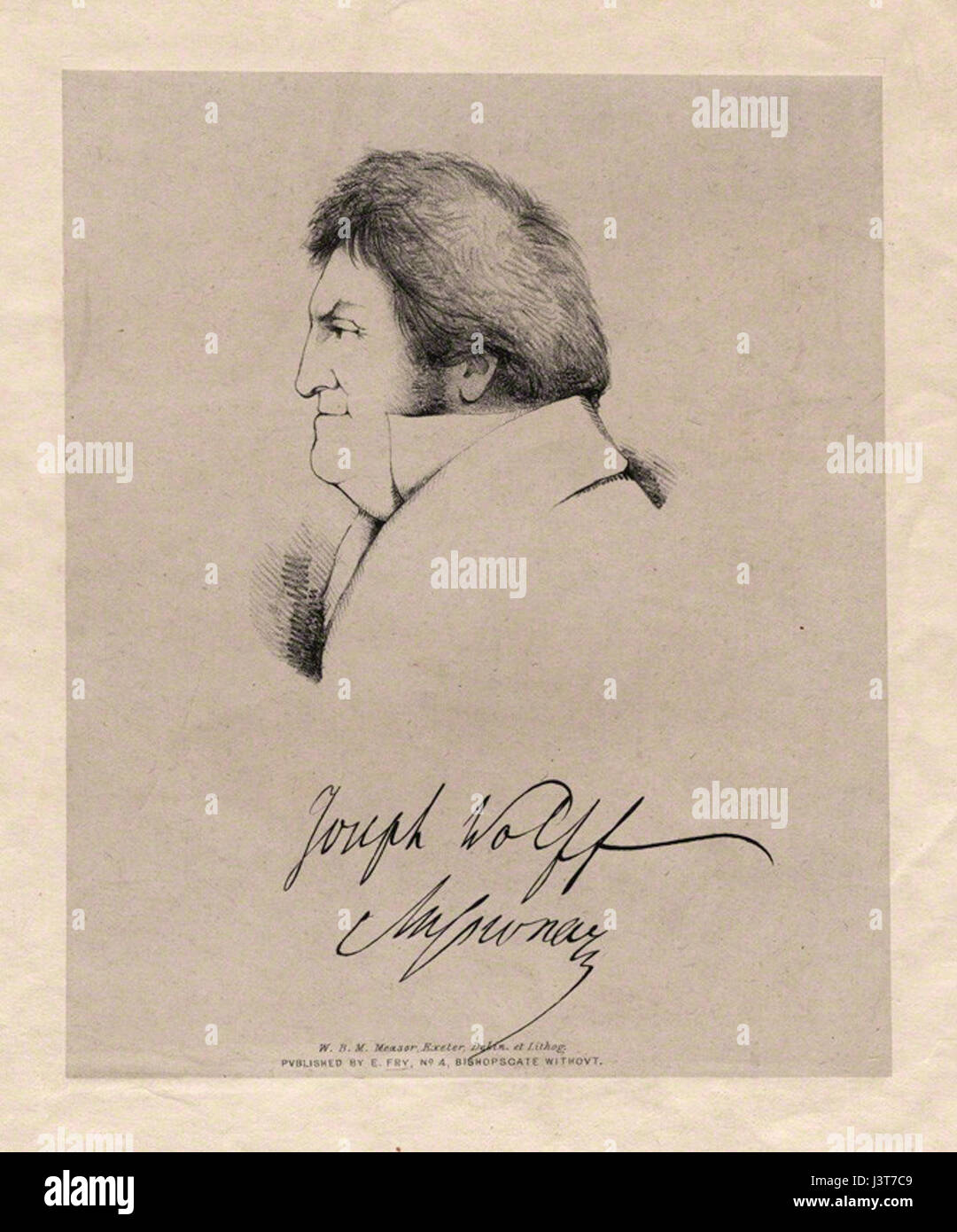 Joseph Wolff was a notable 19th-century explorer and missionary, known ...